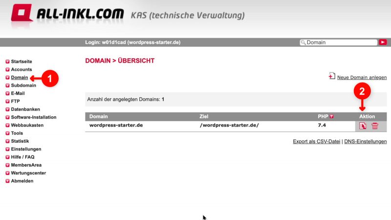 All-Inkl Account & WordPress einrichten – wphelp.de