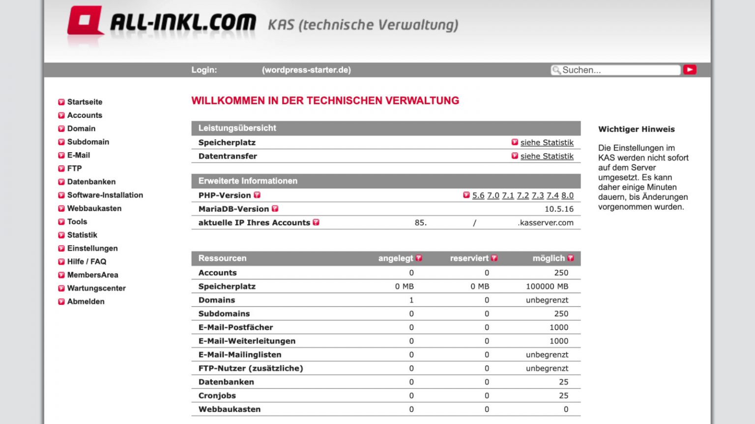 All-Inkl Account & WordPress einrichten – wphelp.de